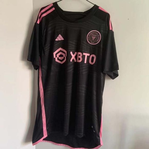 adidas | Shirts | Lionel Messi Inter Miami Soccer Jersey Away Black ...